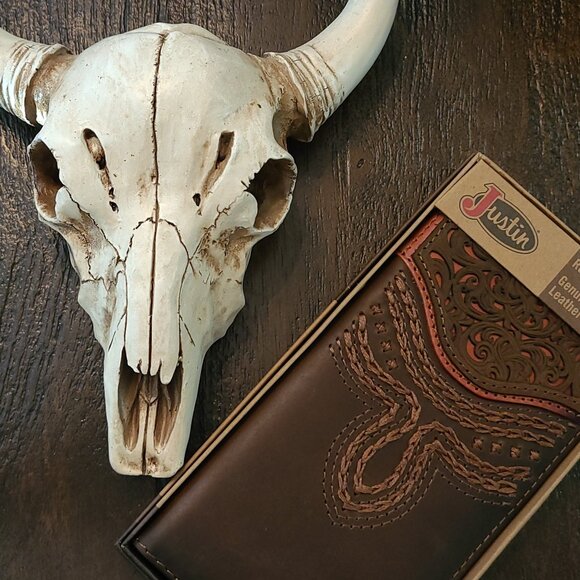 Justin Boots | Accessories | Justin Rodeo Russett Wallet | Poshmark